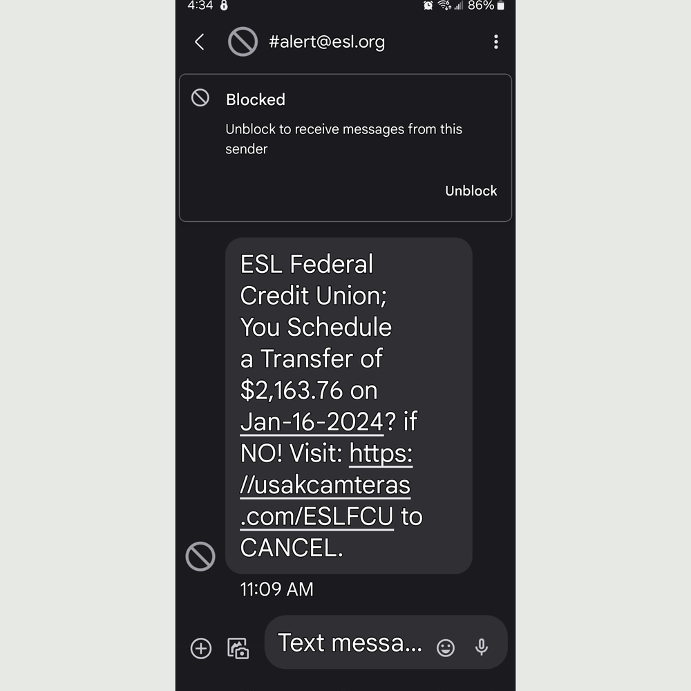 Fraud Alerts in the Greater Rochester Community | ESL Federal Credit Union