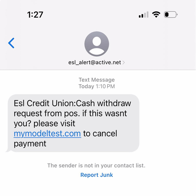 Fraud Alerts in the Greater Rochester Community | ESL Federal Credit Union